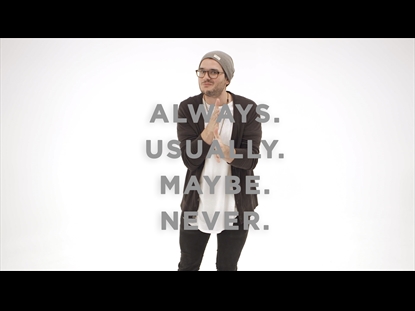 Always Usually Maybe Never | David Bowden Poetry | WorshipHouse Media