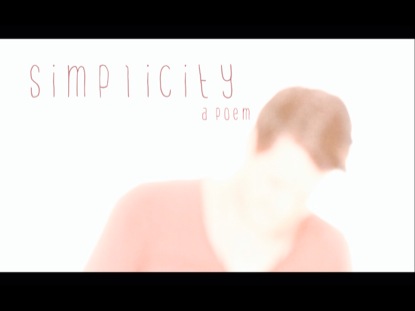 Simplicity | David Bowden Poetry | WorshipHouse Media