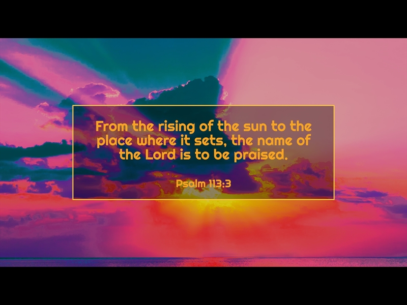 Sunrise Praise Loop | Beamer Films | WorshipHouse Media