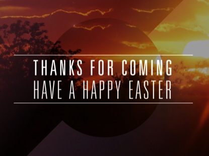 Easter Sunrise Goodbye | Brightside Creative | WorshipHouse Media