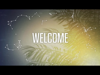Welcome Summer Palm Single Tree | Brightside Creative | WorshipHouse Media