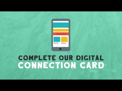 Connection Cards Vol One Digital Connection Card | Church Visuals ...