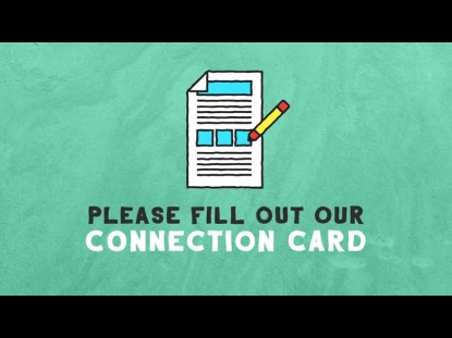 Connection Cards Vol One Fill Out Card | Church Visuals | WorshipHouse ...