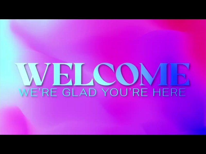 Gradients Welcome | Church Visuals | WorshipHouse Media