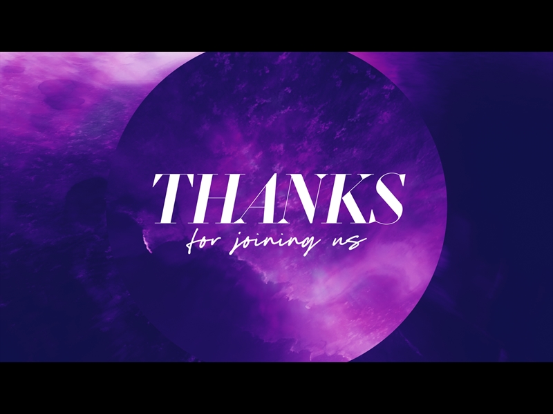 Amethyst Glow Thanks | Centerline New Media | WorshipHouse Media
