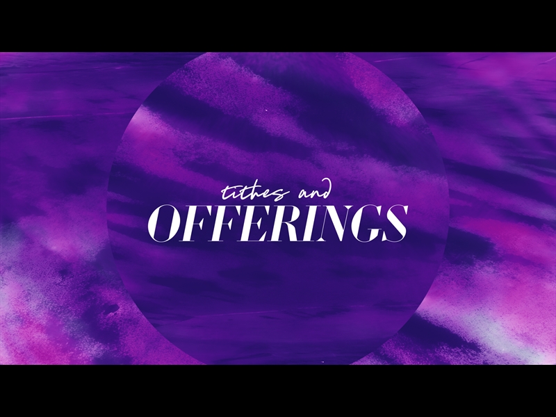 Amethyst Glow Tithes And Offerings | Centerline New Media ...