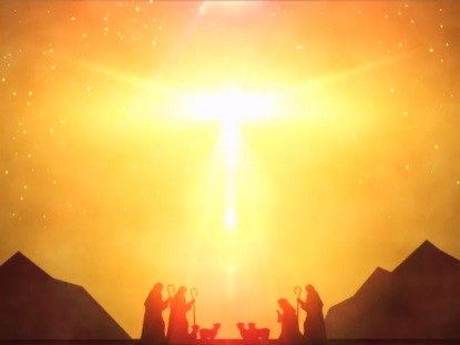 christmas shepherds background