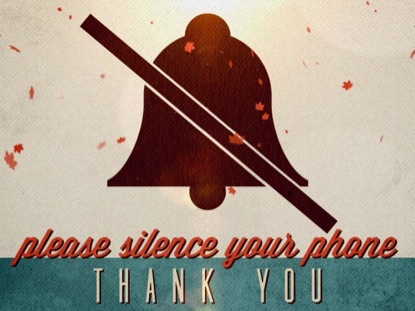 Classic Fall Silence Your Phone | Centerline New Media | SermonSpice