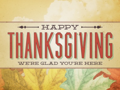 Classic Thanksgiving Welcome | Centerline New Media | Playback Media Store