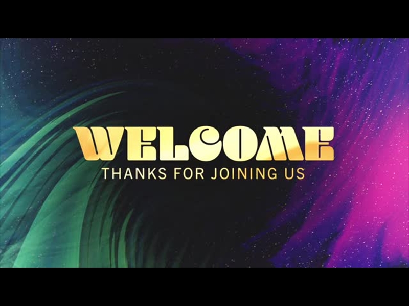 Colorful Cosmos Welcome | Centerline New Media | WorshipHouse Media