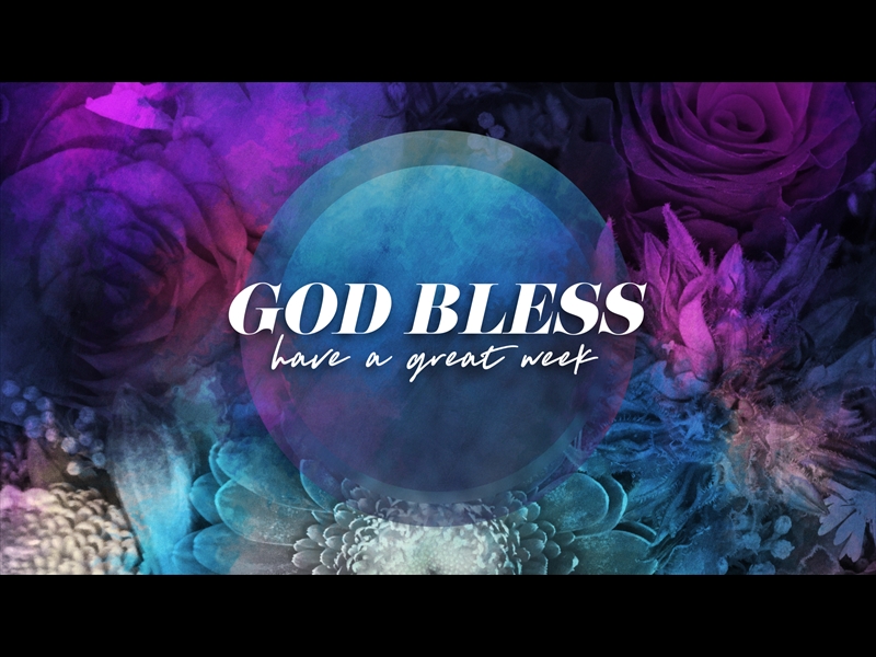 Floral Paint God Bless | Centerline New Media | Playback Media Store