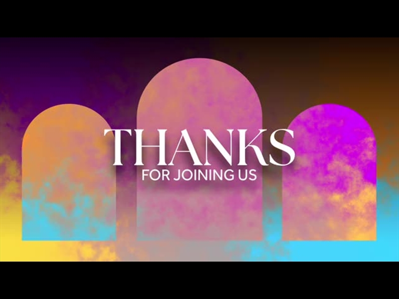 Gradient Arches Thanks For Joining Us | Centerline New Media | WorshipHouse Media