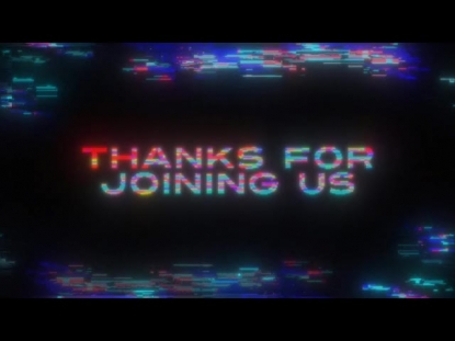 Led Glitch Welcome Thanks For Joining Us | Centerline New Media ...