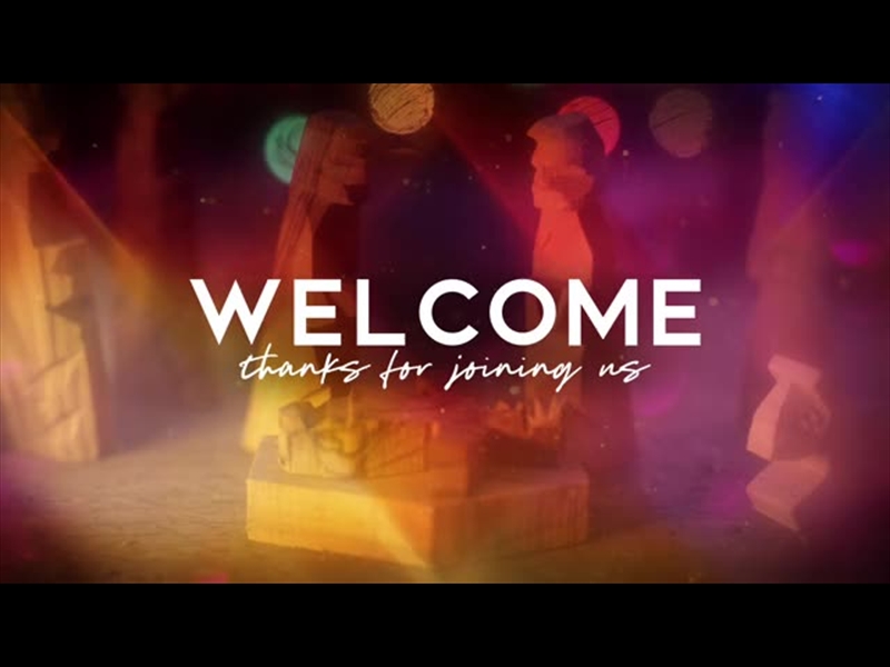 Rustic Nativity Welcome 01 | Centerline New Media | WorshipHouse Media