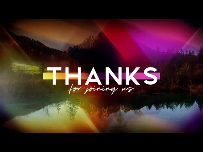 Subtle Fall Thanks For Joining Us | Centerline New Media | Playback Media Store