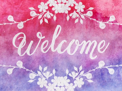 Watercolor Card Welcome | Centerline New Media | WorshipHouse Media