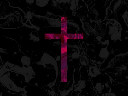 pink cross background