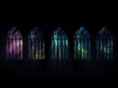 Rainbow Stained Glass Row | Dan Stevers | WorshipHouse Media