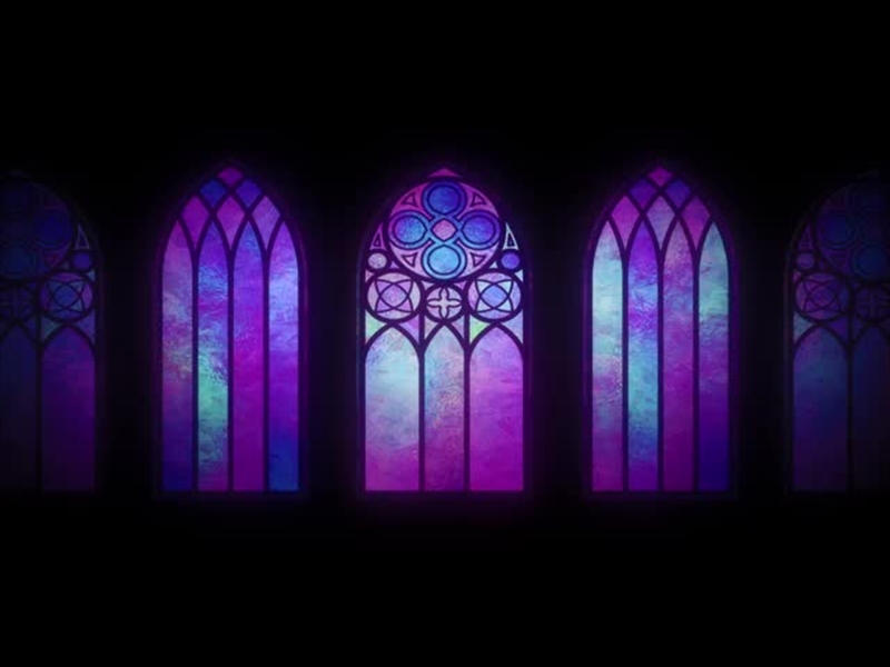 Stained Glass Worship Background
