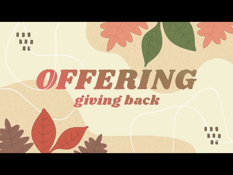 Fall Leaves Offering | Cody Duck | WorshipHouse Media