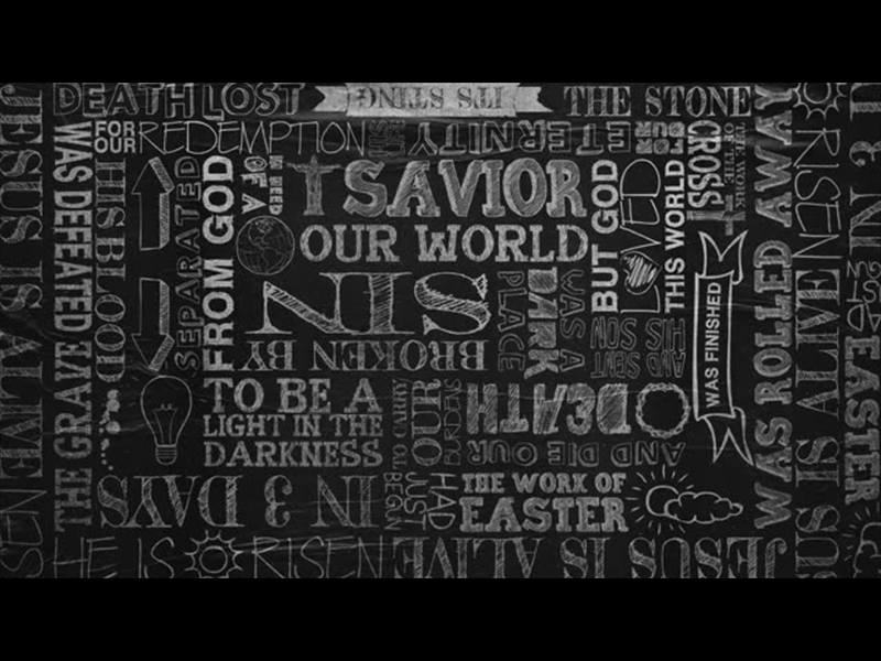 Handwritten Easter Monotone | Freebridge Media | WorshipHouse Media