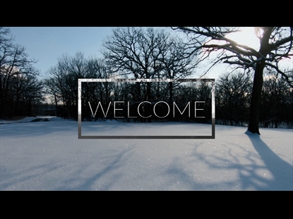 Aerial Snow Welcome | FishXpressions | WorshipHouse Media
