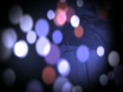 Blue Particle Cross Loop | Flickering Mind Media | WorshipHouse Media