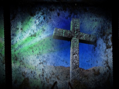 Grunge Cross Loop | Flickering Mind Media | WorshipHouse Media