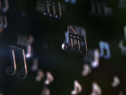 Rising Music Notes Loop | Flickering Mind Media | WorshipHouse Media