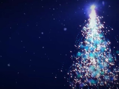 Sparkling Tree Loop Blue | Flickering Mind Media | WorshipHouse Media