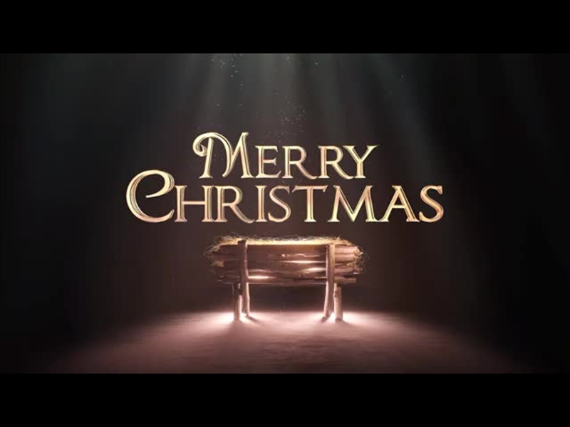 Merry Christmas Manger