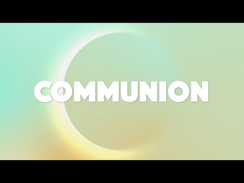Abstract Modern Blue Orange Communion Motion | Church Fuel ...