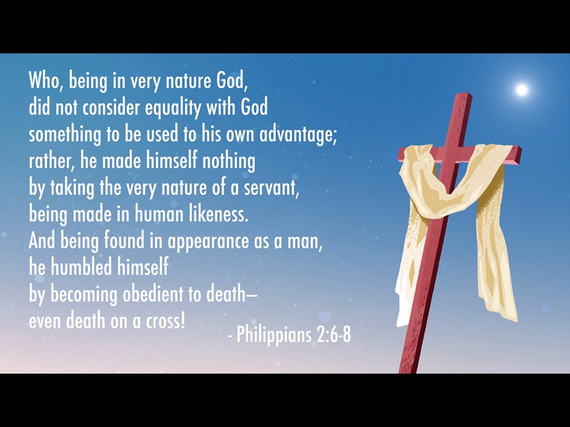 Philippians 2:6-8 Cross Motion Background | Church Fuel | WorshipHouse ...