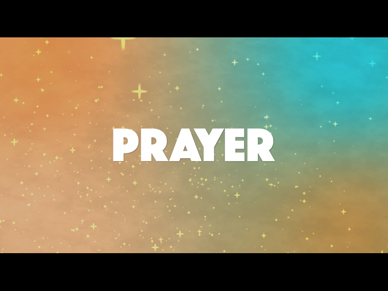 Stars On Blue And Orange: Prayer Motion Background | Church Fuel ...