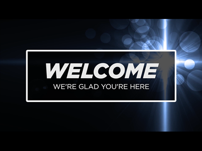 Welcome Motion Background - Abstract Blue Light | Church Fuel ...