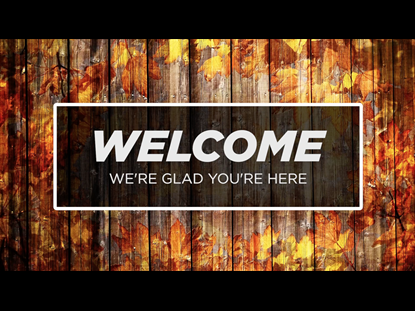 Welcome Motion Background - Autumn Wood | Church Fuel | WorshipHouse Media