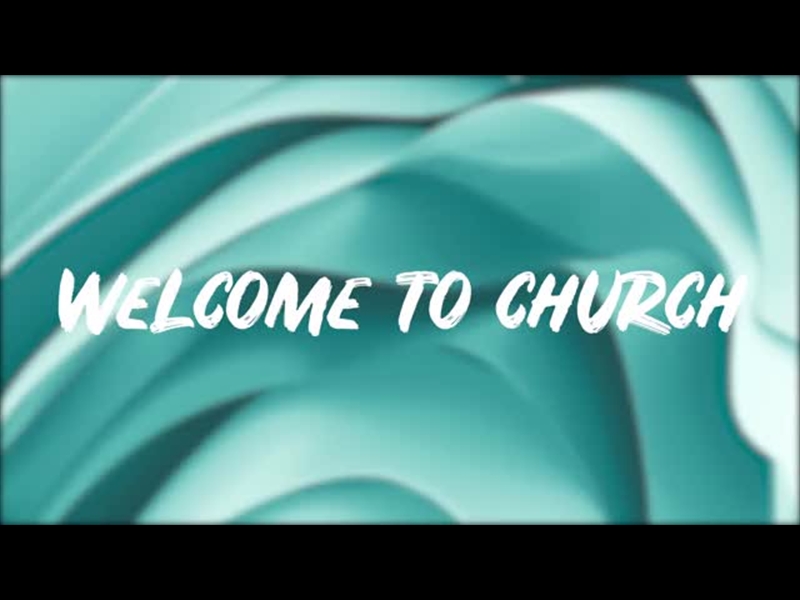 Welcome To Church Blue Abstract Motion Background | Church Fuel ...