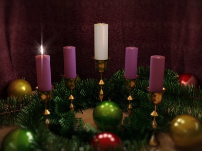 Advent Candles One Loop | Hyper Pixels Media | WorshipHouse Media