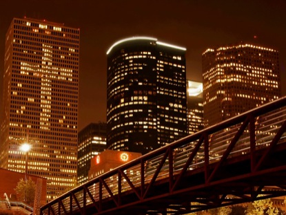 Cross In City Lights | ImageVine | WorshipHouse Media