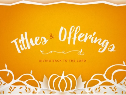 Thanksgiving Cutout Tithes Offerings | Igniter Media | WorshipHouse Media
