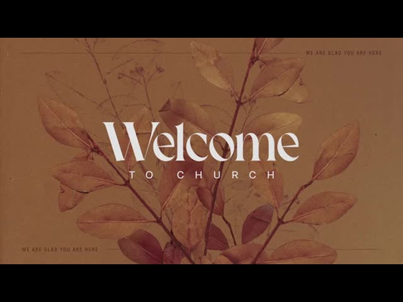 Autumn Nature Welcome To Church | Igniter Media | WorshipHouse Media