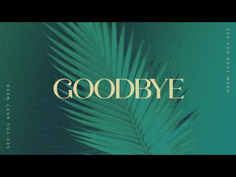 Easter Colors Palm Sunday Goodbye | Igniter Media | WorshipHouse Media