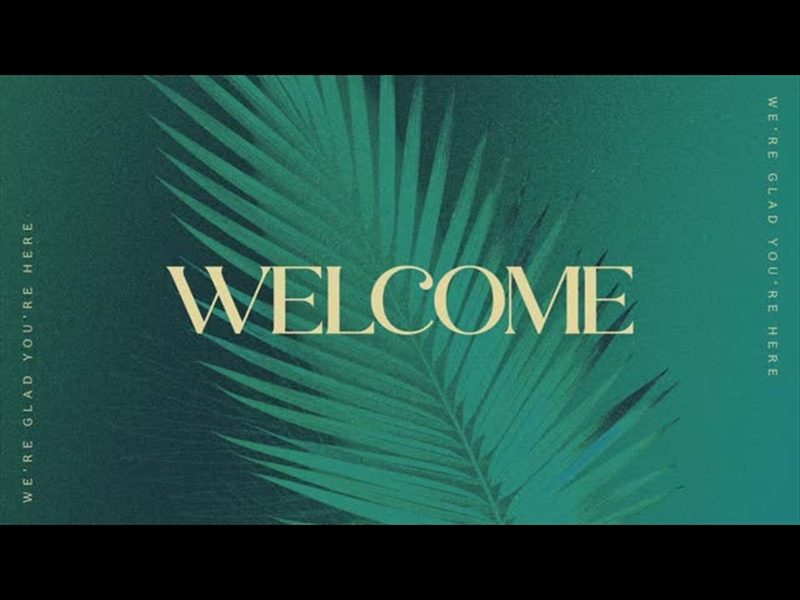 Easter Colors Palm Sunday Welcome | Igniter Media | WorshipHouse Media