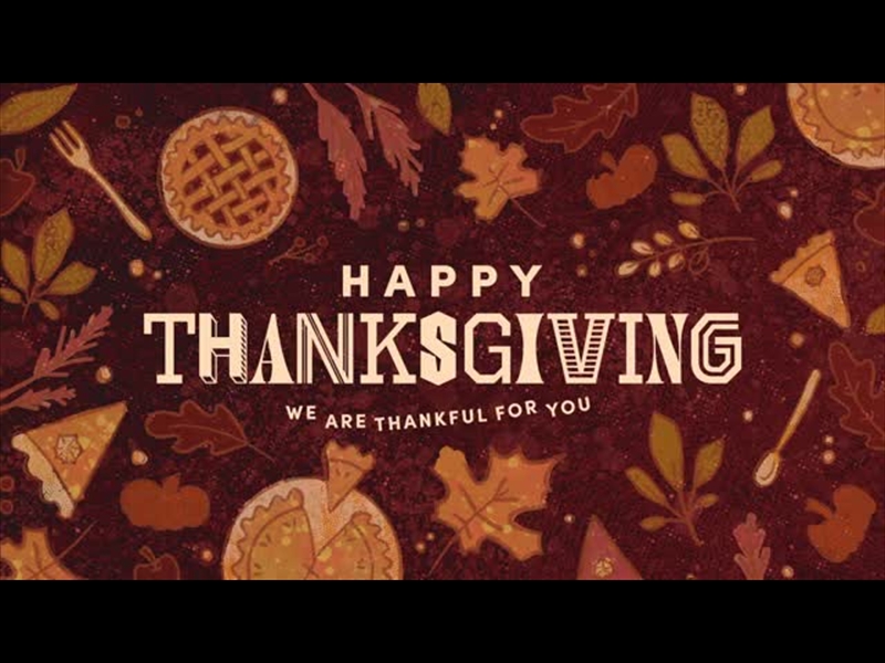Festive Fall Happy Thanksgiving | Igniter Media | WorshipHouse Media