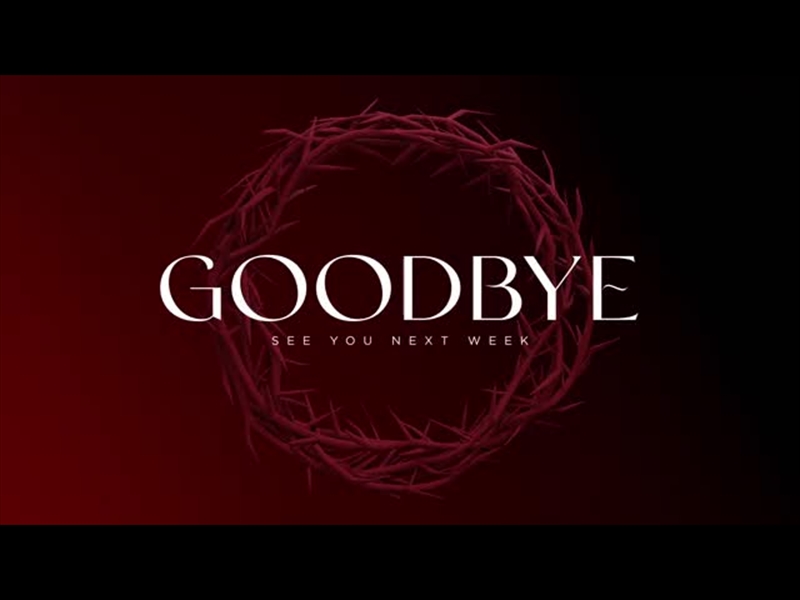 Good Friday Ink Goodbye | Igniter Media | WorshipHouse Media