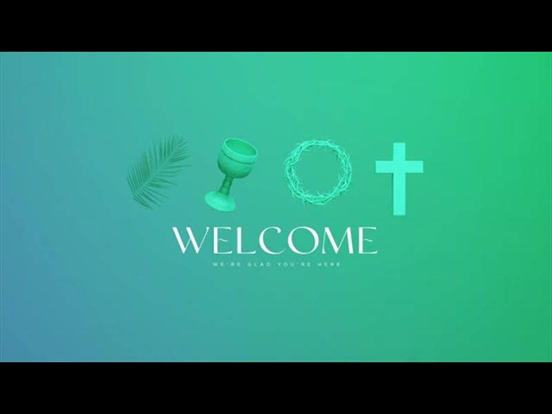 Holy Week Ink Welcome | Igniter Media | WorshipHouse Media