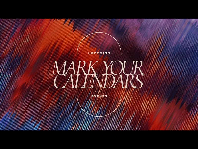 Twilight Cascade Mark Your Calendars | Igniter Media | WorshipHouse Media