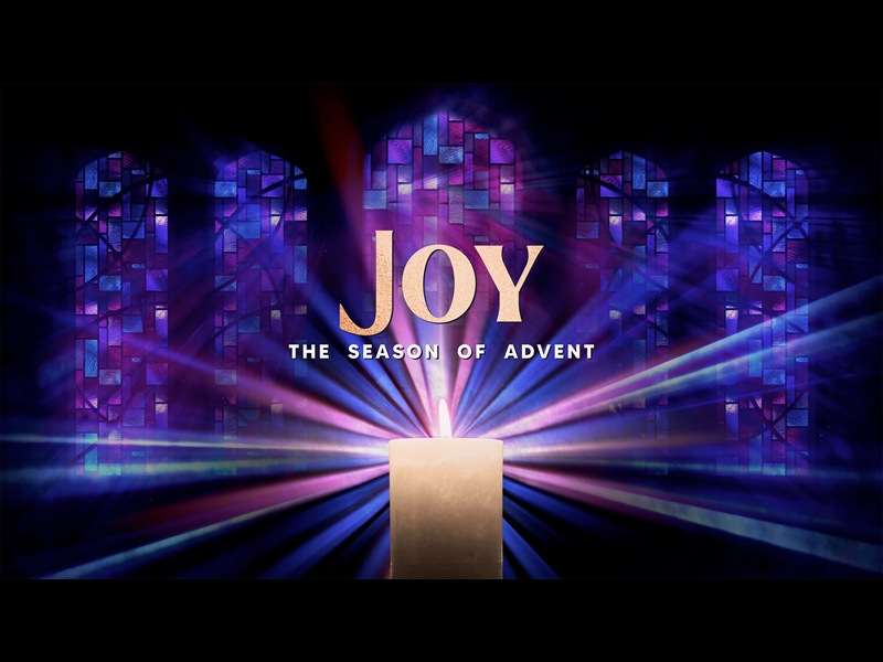 Advent Stained Glass Joy | Life Scribe Media | WorshipHouse Media