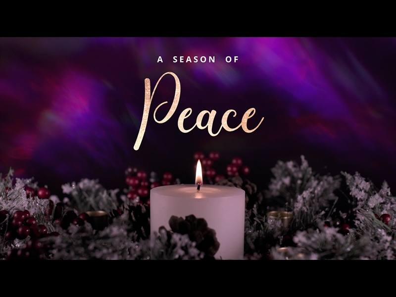 Advent Wreath Peace | Life Scribe Media | WorshipHouse Media