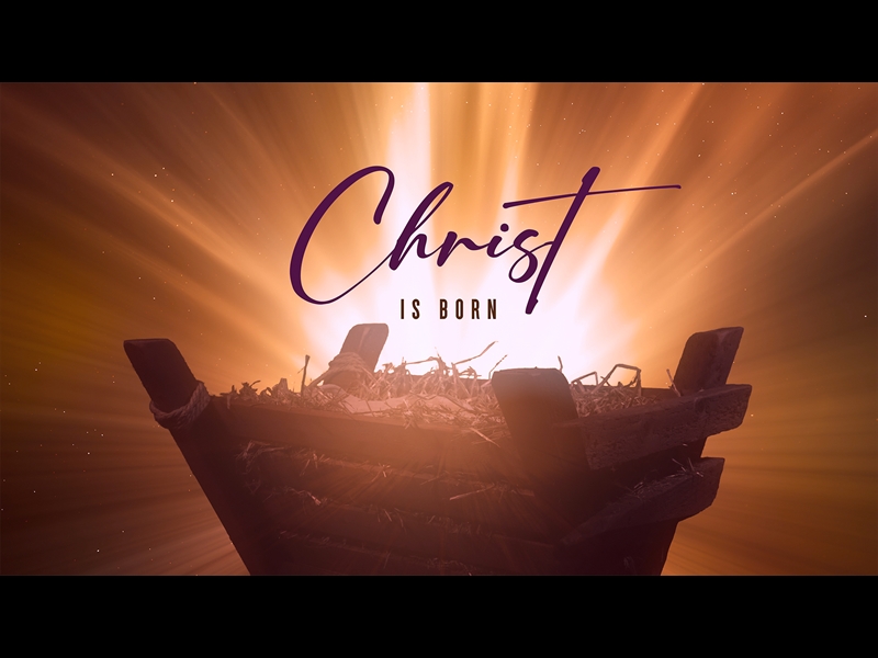 Christmas Manger Christ Is Born | Life Scribe Media | WorshipHouse Media